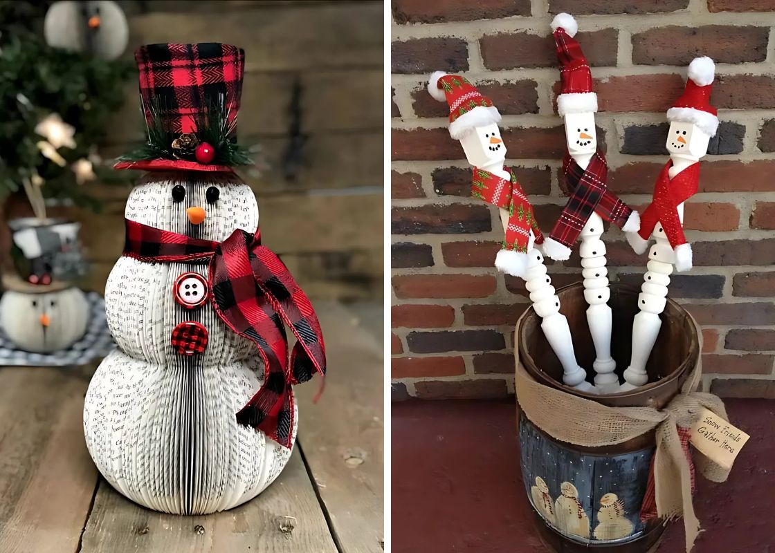 25 Adorable DIY Snowman Decor Ideas for a Festive Christmas - Lava Home ...