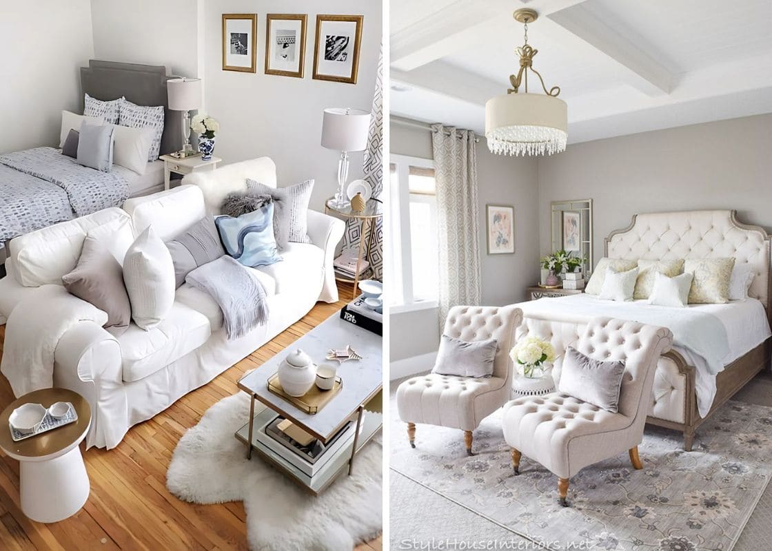 22 Most Inspiring Bedroom Designs with Beautiful and Cozy Sitting Areas ...