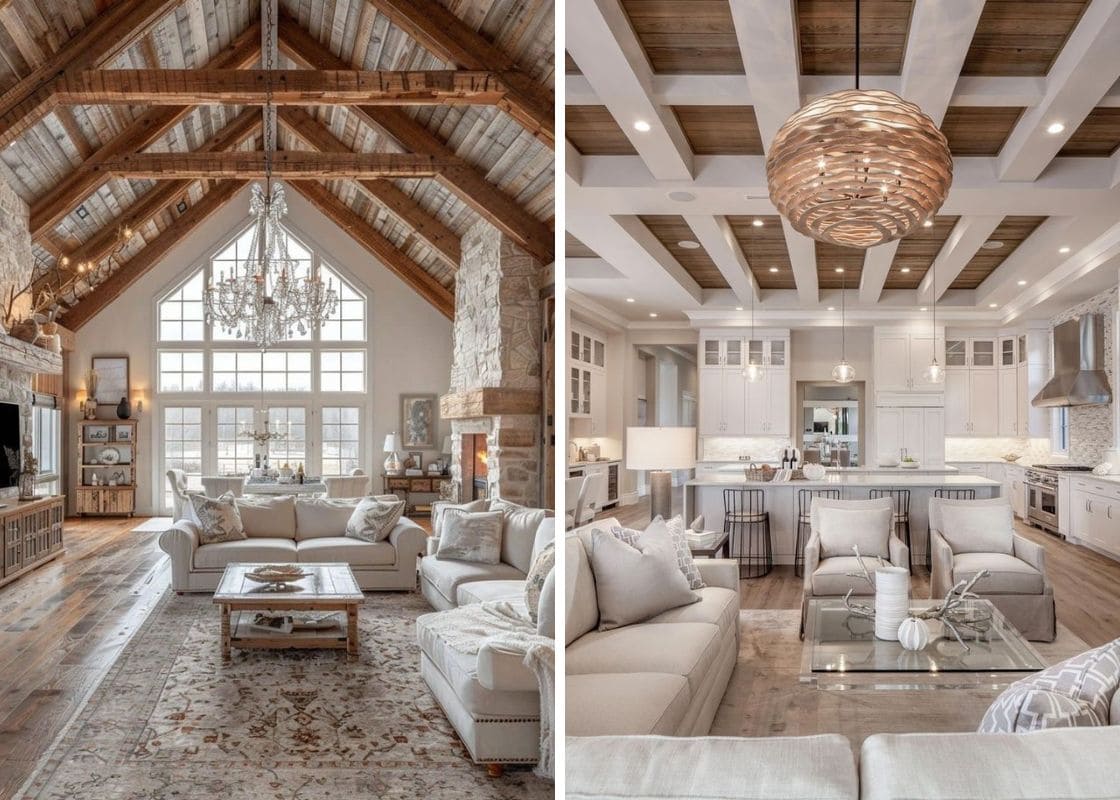 20 Gorgeous Vaulted Ceiling Living Room Ideas That Level Up Your Indoor ...