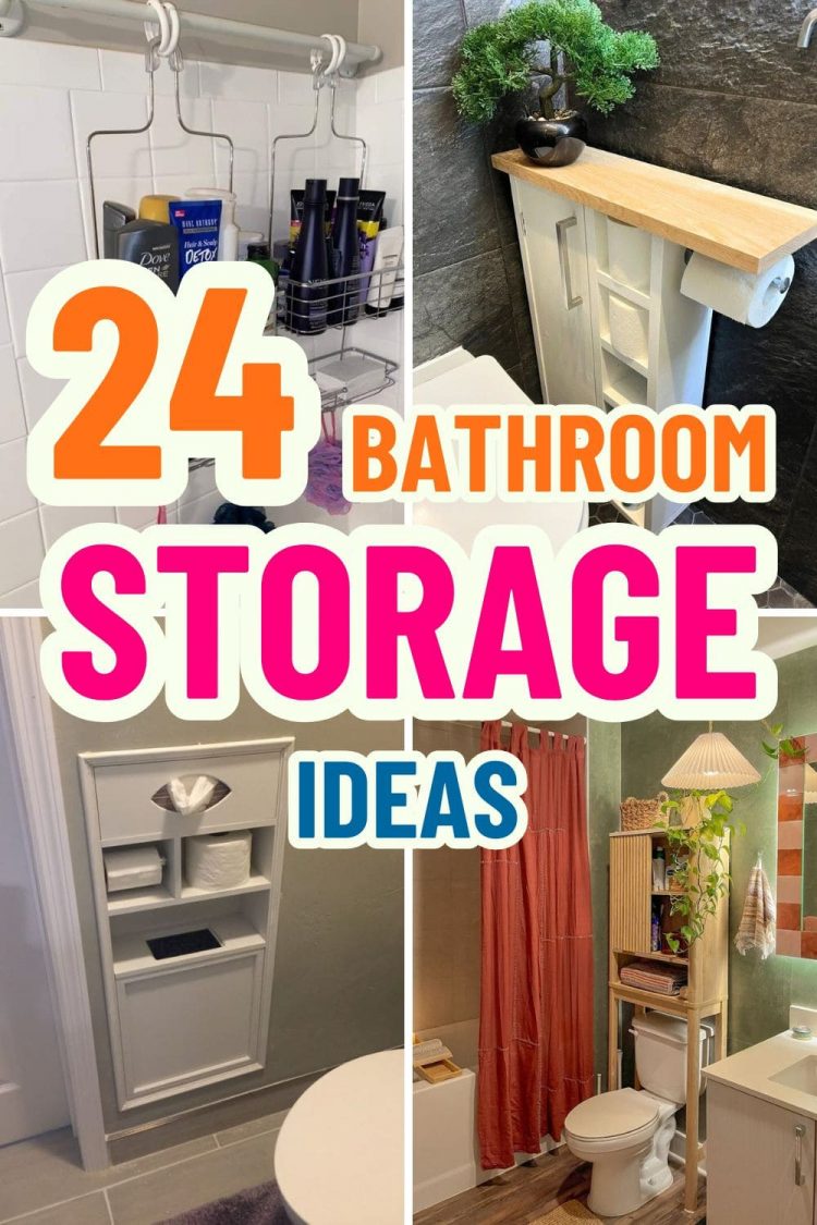24 Brilliant Bathroom Storage Solutions to Maximize Your Space - Lava ...