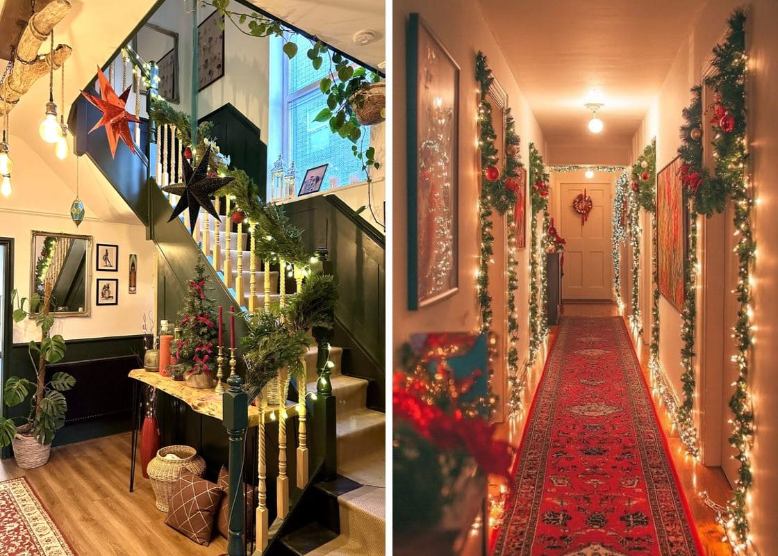 20 Stunning Christmas Hallway Ideas That Instantly Set the Holiday Mood ...