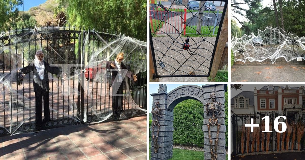20 Haunting Halloween Gate Decorations to Give Guests Goosebumps - Lava ...