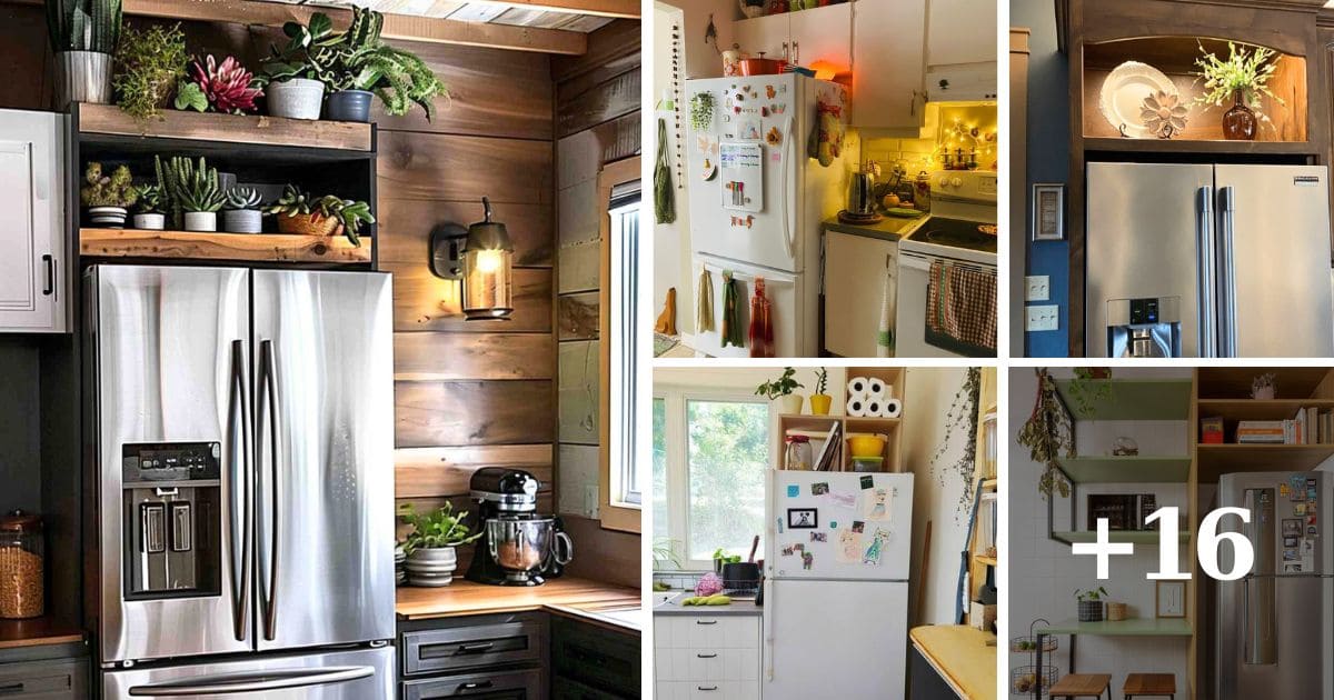 20 Easy Decorating Ideas for the Space Above Your Fridge - Lava Home Design