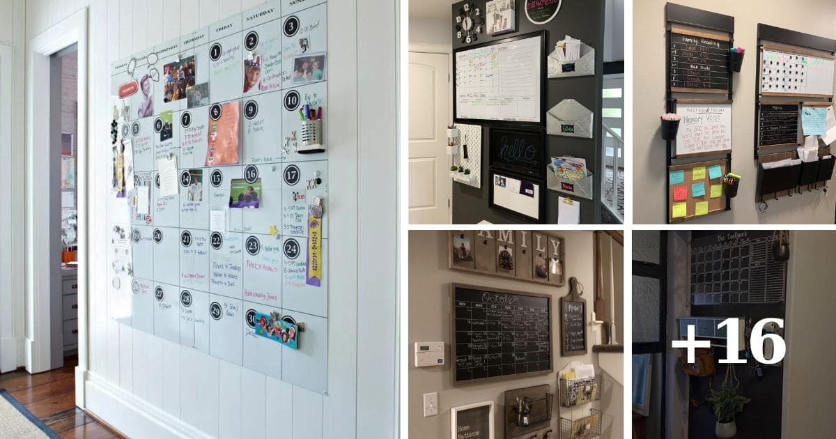 20 Brilliant Family Command Center Ideas for an Organized Home - Lava ...