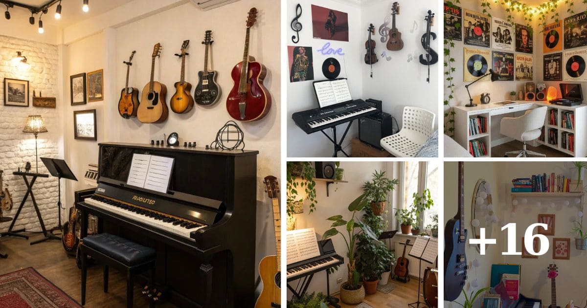 20 Inspiring Music Corner Decor Ideas for Every Home - Lava Home Design