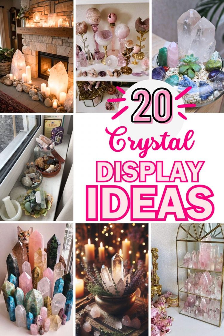 20 Inspiring Ways to Display Crystals with Style and Serenity - Lava ...