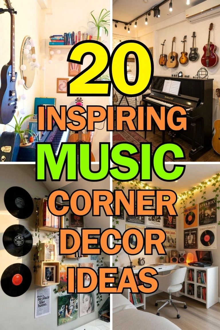 20 Inspiring Music Corner Decor Ideas for Every Home - Lava Home Design