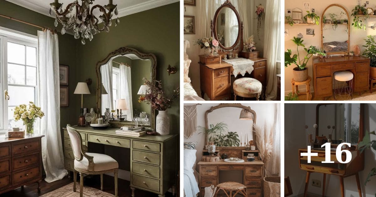 20 Elegant Vintage Vanity Ideas for a Timeless Look - Lava Home Design
