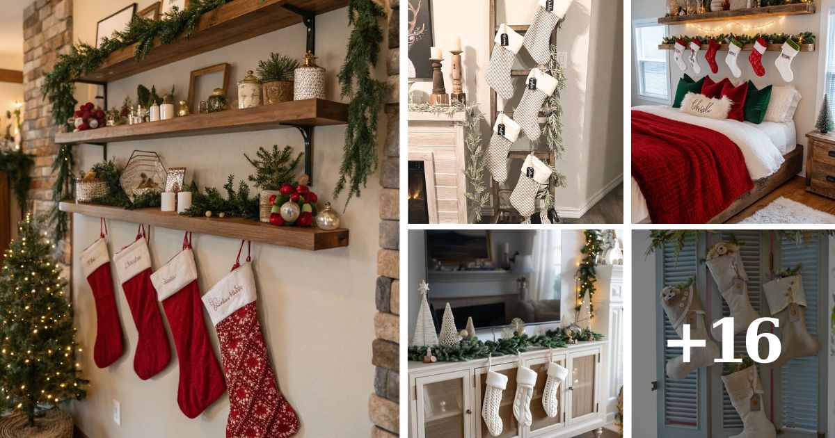 20 Festive Ways to Display Your Christmas Stockings in Style - Lava ...